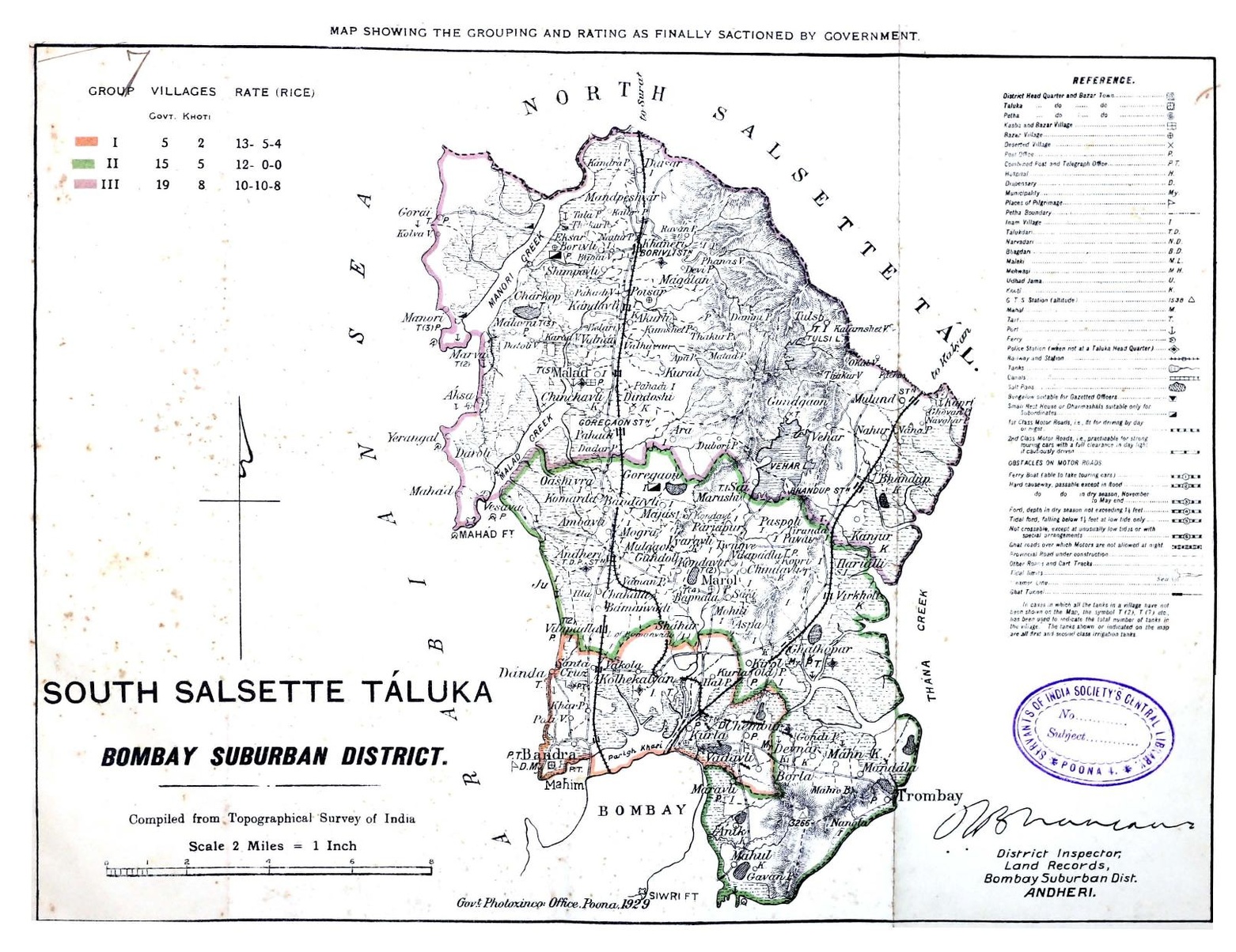 File:1929 South Salsette Taluka Map.pdf - bombaywiki